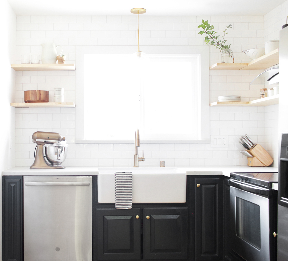 Before and After: Jess and Jon's Kitchen Remodel - BAY ON A BUDGET